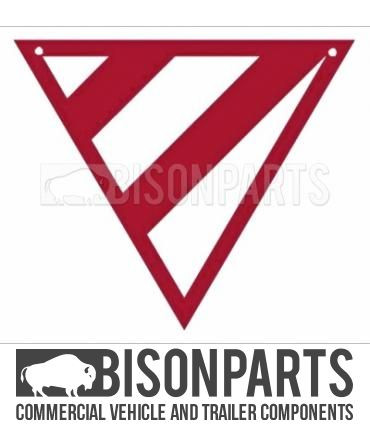 *ABNORMAL LOAD PROJECTION MARKER BOARD FRONT/REAR 610x680x680MM VINYL ...