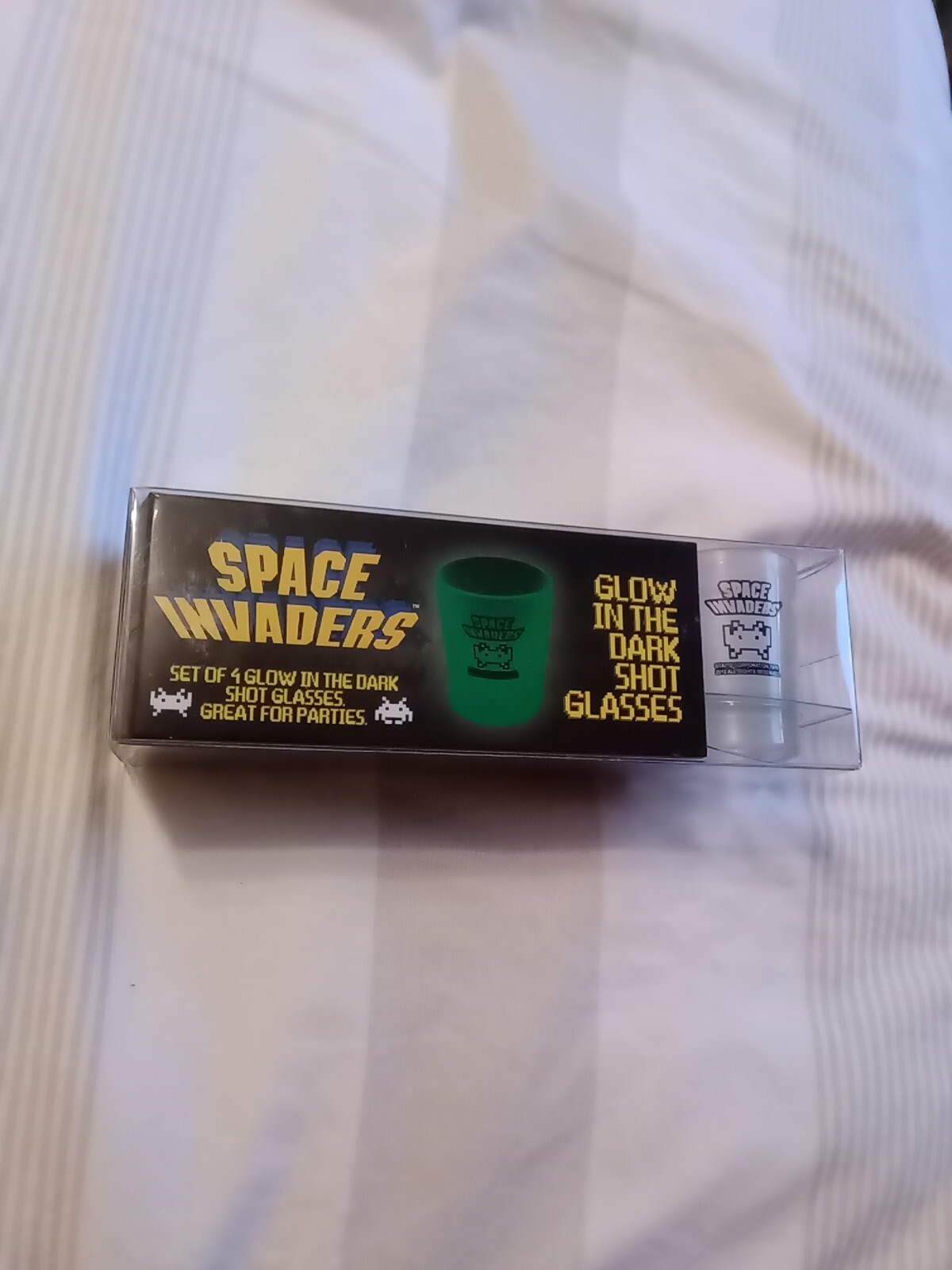 Space Invaders Glow In The Dark Shot Glasses | eBay