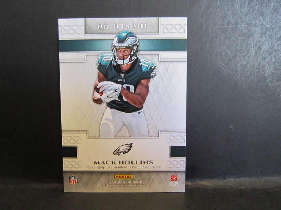 Mack Hollins 2017 Panini Heir to the Throne Rookie Autograph!Eagles WR ...