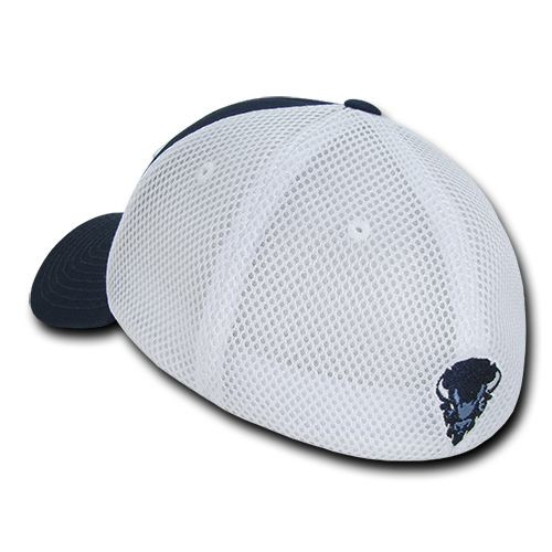 Howard University Bison HU Flex Mesh Baseball Fit Fitted Ball Cap Hat ...