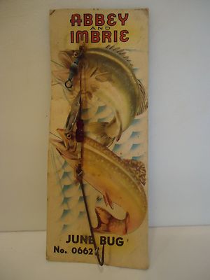 Abbey And Imbrie Vintage Lure - June Bug - No. 0662 | eBay