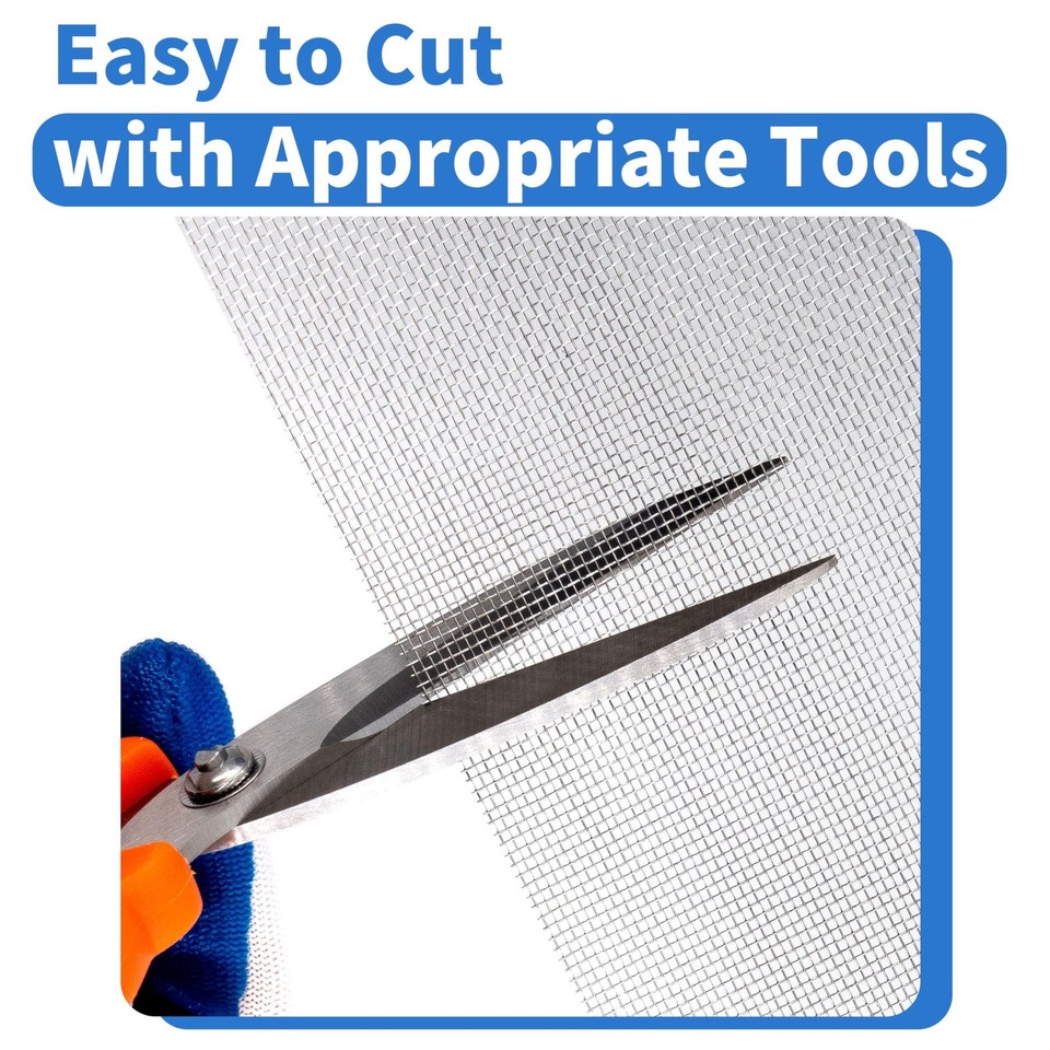 6 Pcs 12×8 Inch Wire Mesh Screen, 20 Mesh Stainless Steel Mesh, Sturdy ...