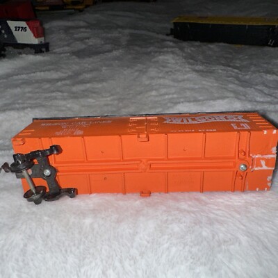 Wilson Car Lines WCLX 8360 Orange HO Scale Model Train Car Missing ...