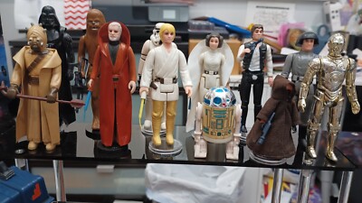 Star Wars 1st First 12 Action Figures Complete Vintage Kenner GMFG Hong ...