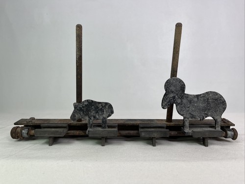 RARE antique cast iron shooting gallery target Big Horn Sheep Boar/Pig ...