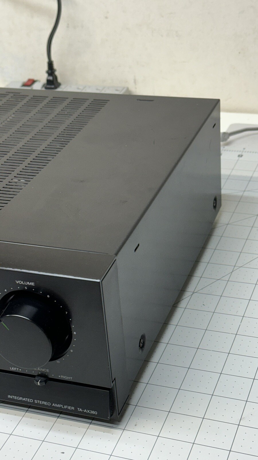 SONY TA-AX390 5-Band Acoustic Equalizer Integrated Amplifier POWERS ON ...