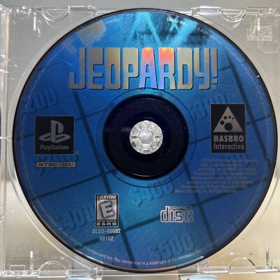 Jeopardy PS1 Playstation - Disc Only (Cleaned, Tested & Working ...