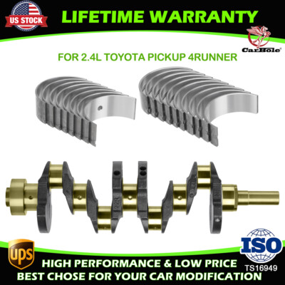 2.4L 22R 22RE Engine Rebuild Kit - Crankshaft /Bearing for Toyota ...