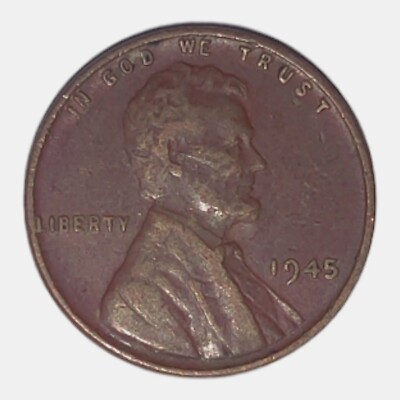 1945 Wheat Penny No Mint Mark L On Rim | eBay