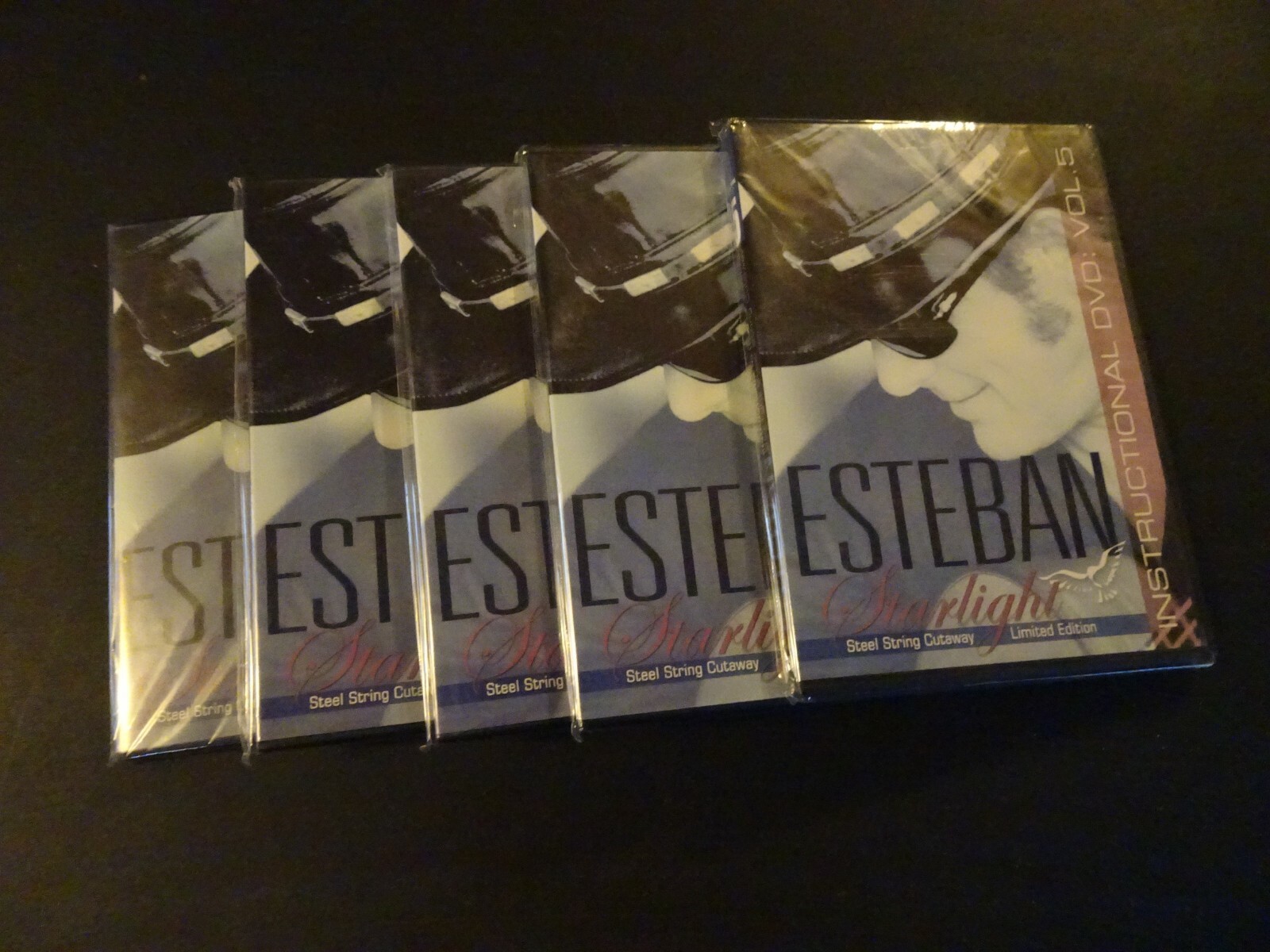 Limited Edition Esteban Guitar Instructional Complete 5 Volume DVD Set ...