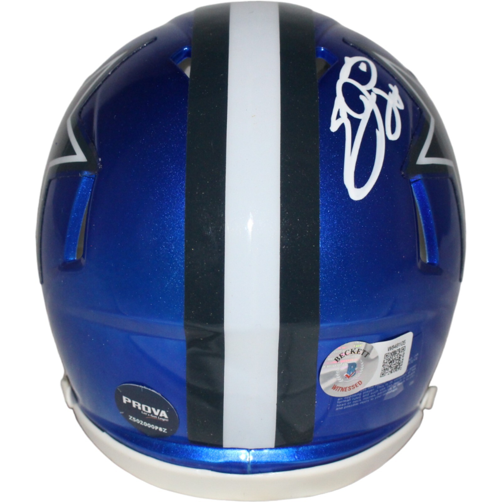 Emmitt Smith Signed Dallas Cowboys Flash Mini Helmet Beckett 42425 | eBay