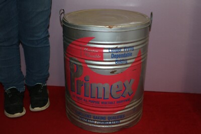 Large Vintage 1950's Proctor & Gamble Primex Shortening 110 Pound Metal ...