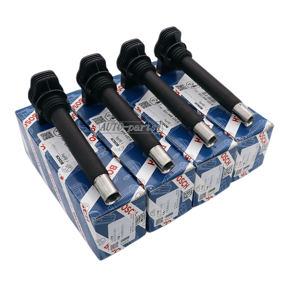 4x Ignition Coils Modules BOSCH Genuine For VW Tiguan CC AUDI A4 A5 Q5 ...