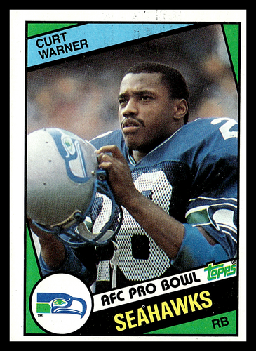 1984 TOPPS #198 CURT WARNER ROOKIE CARD SEATTLE SEAHAWKS | eBay