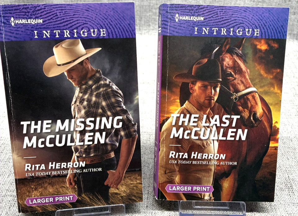 Harlequin Intrigue Books RITA HERRON Cowboy Romance Law Enforcement PB ...