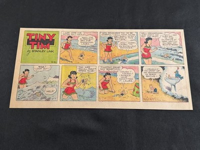 #07 TINY TIM by Stanley Link Sunday Third Page Comic Strip August 30 ...