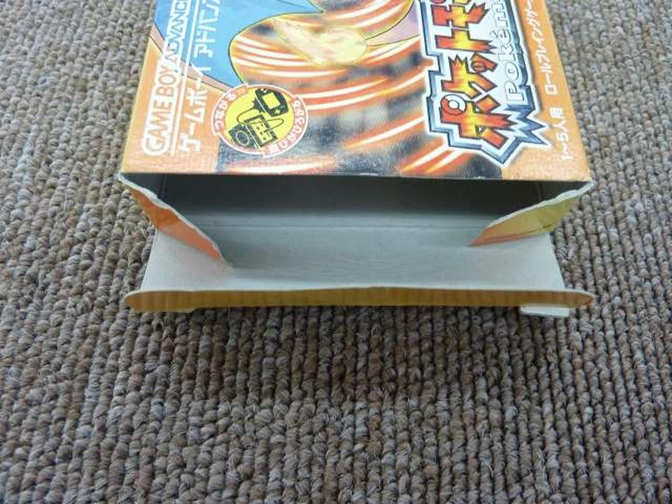 Nintendo Pokemon Fire Red Wireless Adapter Included Game Boy Advance ...