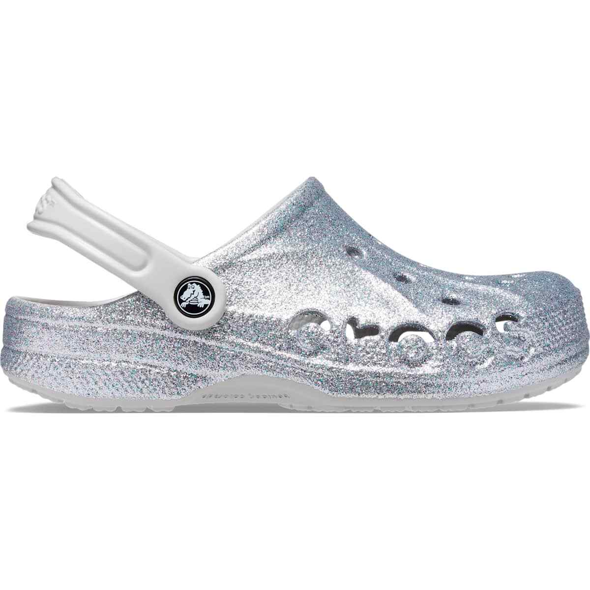 Crocs Men's and Women's Shoes - Baya Glitter Clogs, Slip On Glitter Shoes