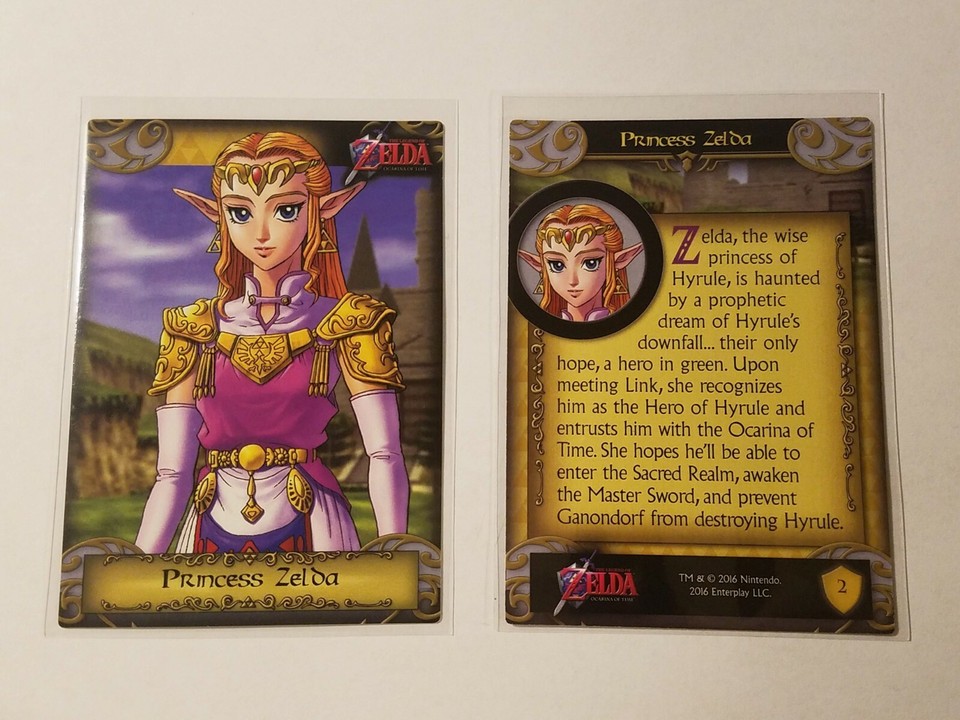 Legend of Zelda Trading Cards - 2016 Enterplay - You Pick - Silver ...
