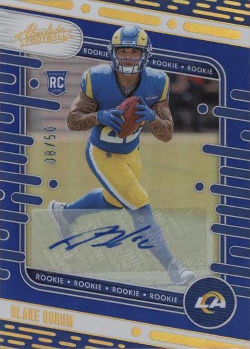 2024 Panini Absolute - Rookies Blake Corum #168 Blue Spectrum ...