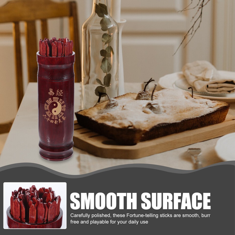 Chinese Fortune Telling Sticks with Book Kau Chi-m Sticks Chien Tung in ...