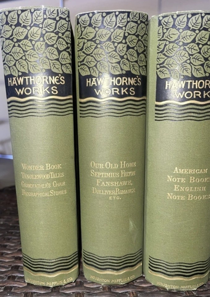 HAWTHORNE’S WORKS: FIRESIDE EDITION 1881 NATHANIEL CLASSIC LITERATURE (6 BOOKS) | eBay