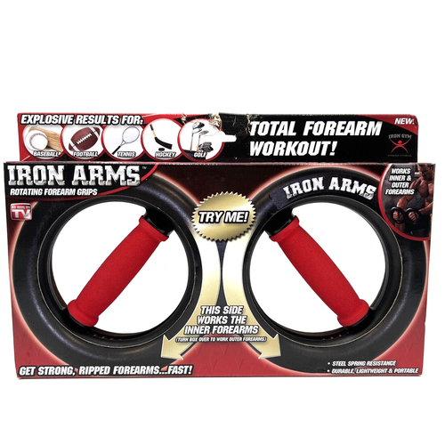IRON ARMS Rotating Hand Grip & Forearm Strength Exerciser Brand New | eBay