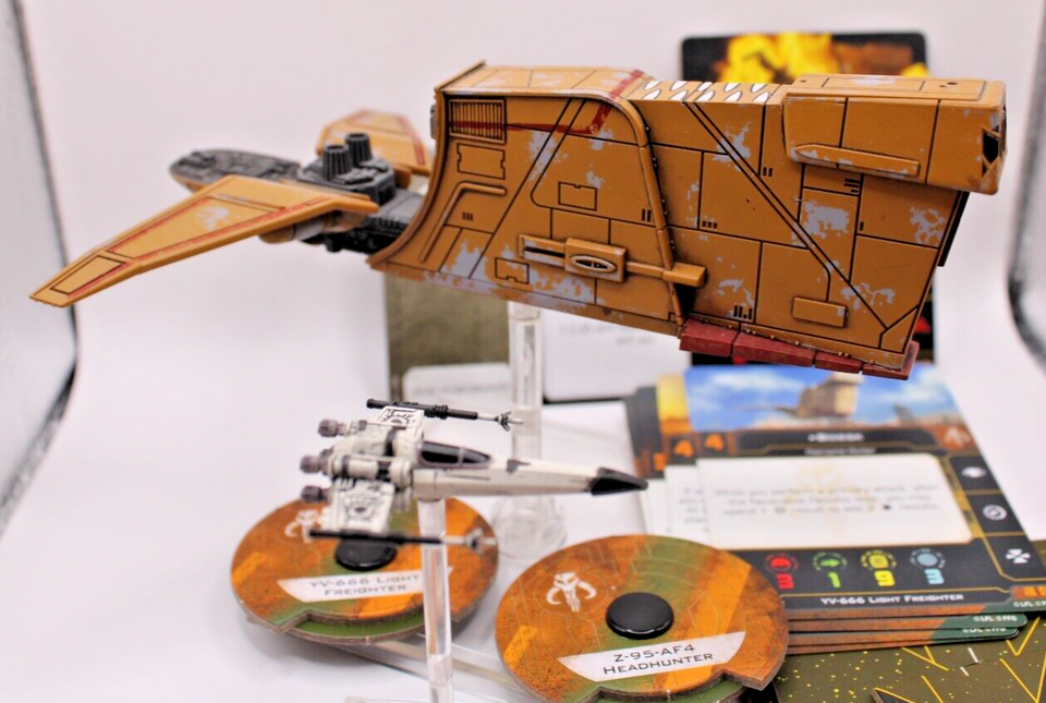 X-Wing Miniatures - Upgraded to 2.0 - YV-666 Light Freighter - Hound's ...