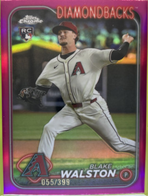 2024 Topps Chrome Update Blake Walston Magenta /399 #USC69 RC ...