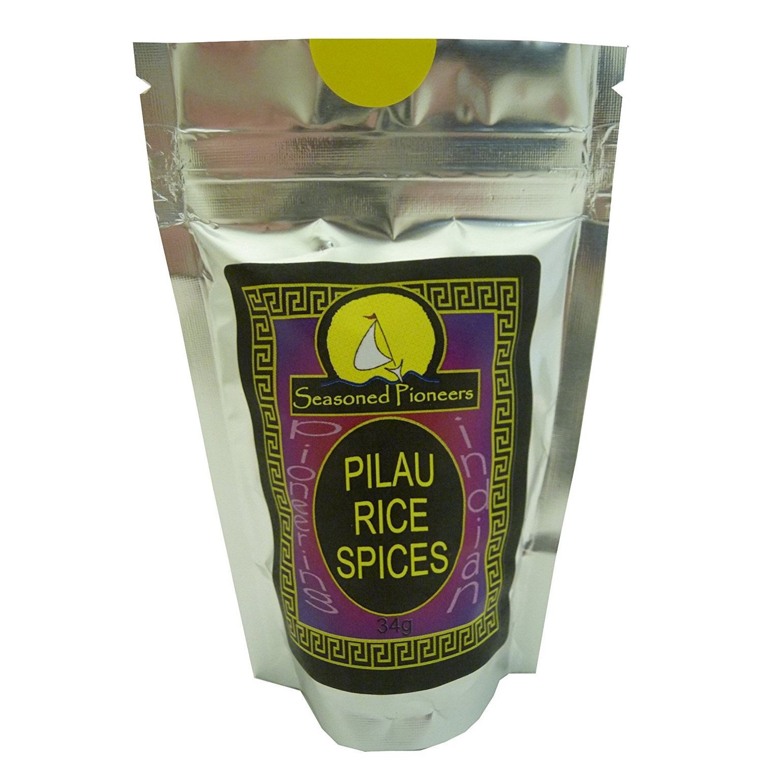 Seasoned Pioneers Pilau Rice Spice Mix Indian Seasoning 34g Resealable ...