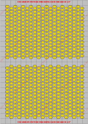 SHS1013HT Hexagon Vinyl High Temp Paint Mask Kit | eBay