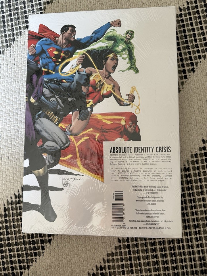 Absolute Identity Crisis 2011 Hard Cover Omnibus NEW sealed Batman Brad ...