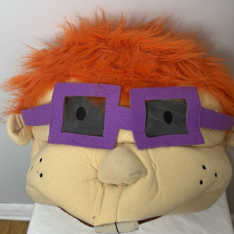 Chuckie Finster Costume Head Mask Halloween Rugrats 90s | eBay