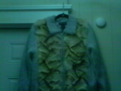 VENESHA ANGORA JACKET WITH FOX FUR BY VENESHA large LUXURY FUR NWT | eBay