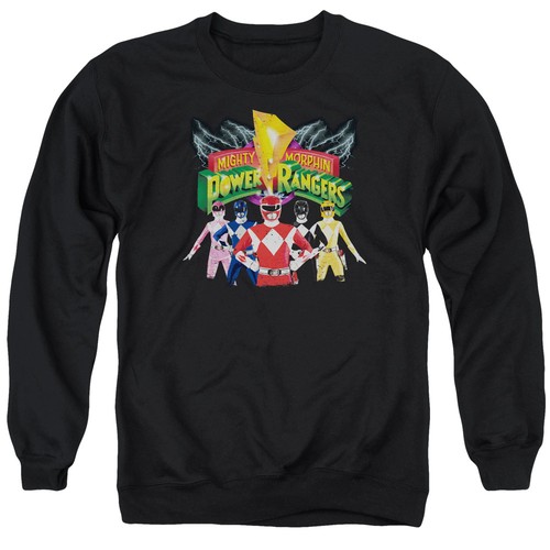 POWER RANGERS RANGERS UNITE Licensed Adult Pullover Crewneck Sweatshirt ...