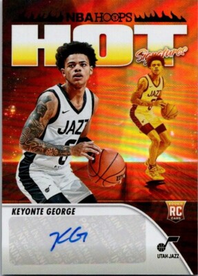 2023-24 PANINI NBA HOOPS HOT SIGNATURES ROOKIES #HSR-KG KEYONTE GEORGE ...