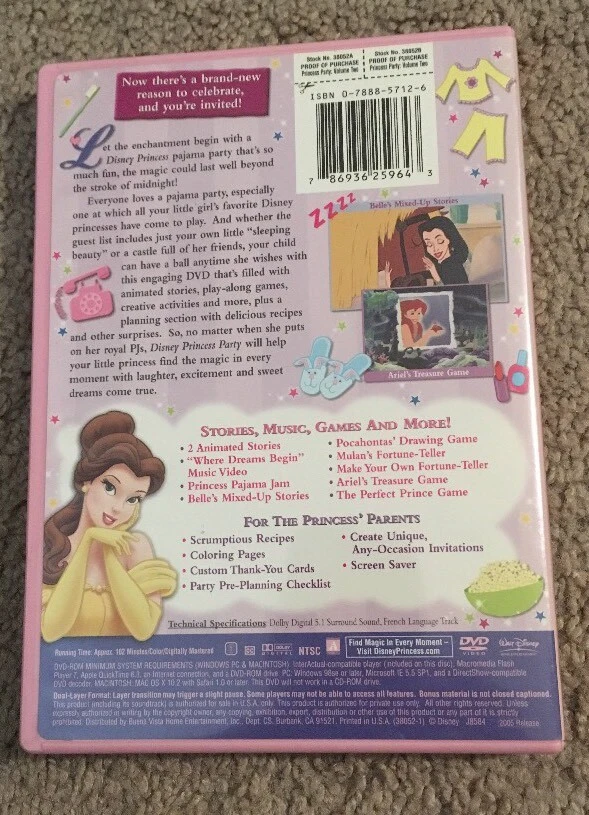 Disney Princess Dvd Menu