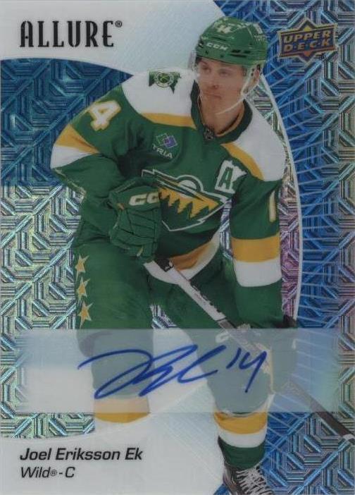 2023-24 Upper Deck Allure - Joel Eriksson Ek #87 Blue Line Autographs ...