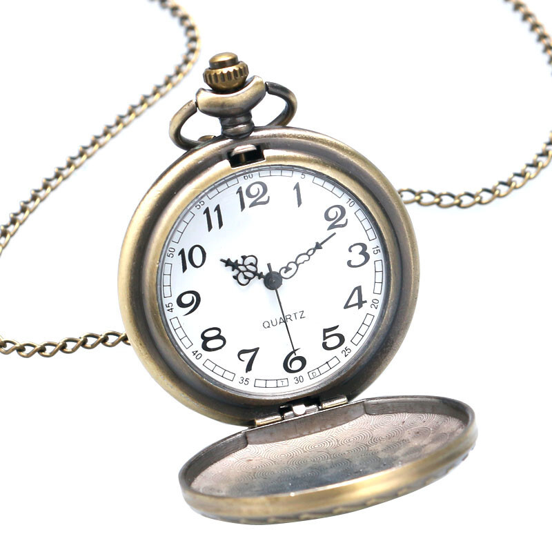 Vintage Style Car Design Pocket Watch for Men Women Quartz Necklace ...