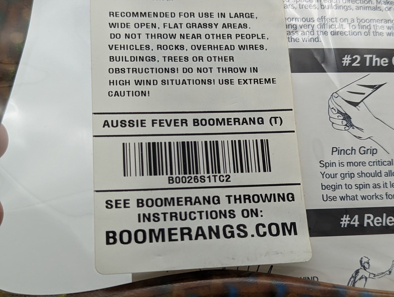 Colorado Boomerangs Light Wood Aussie Fever 13" Perfect for the beach ...