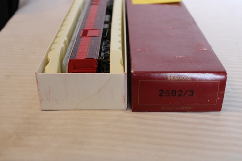 HO Scale Rivarossi, Combine Car, Alton Limited, Maroon, No # - 2682/3 ...