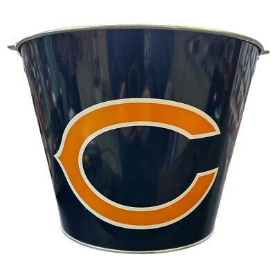 Chicago Bears Solid Metal Bucket With Handle (5 Qt) | eBay