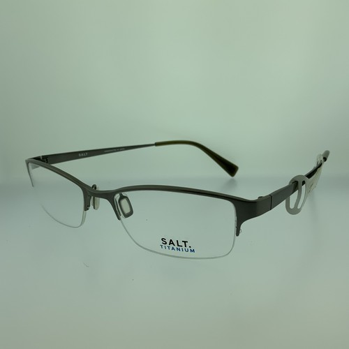 Salt Lloyd Platinum Black Designer Eyeglasses Frames 52-18-145 Brand ...