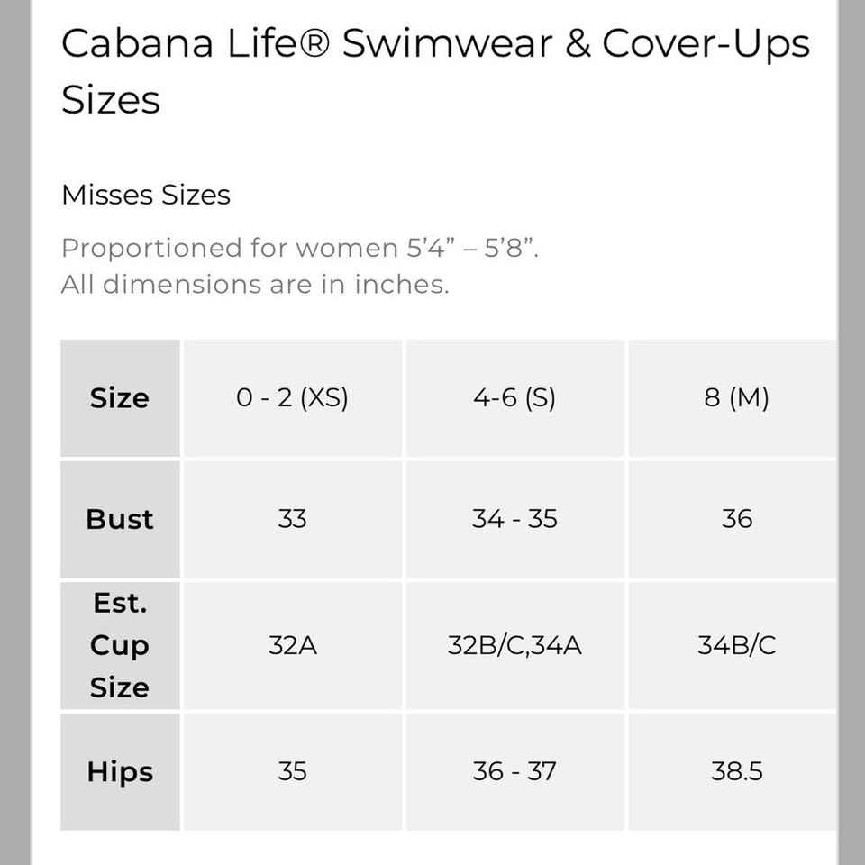 Cabana Life x Talbots One Piece Swimsuit M V-Neck Blue White All Over ...