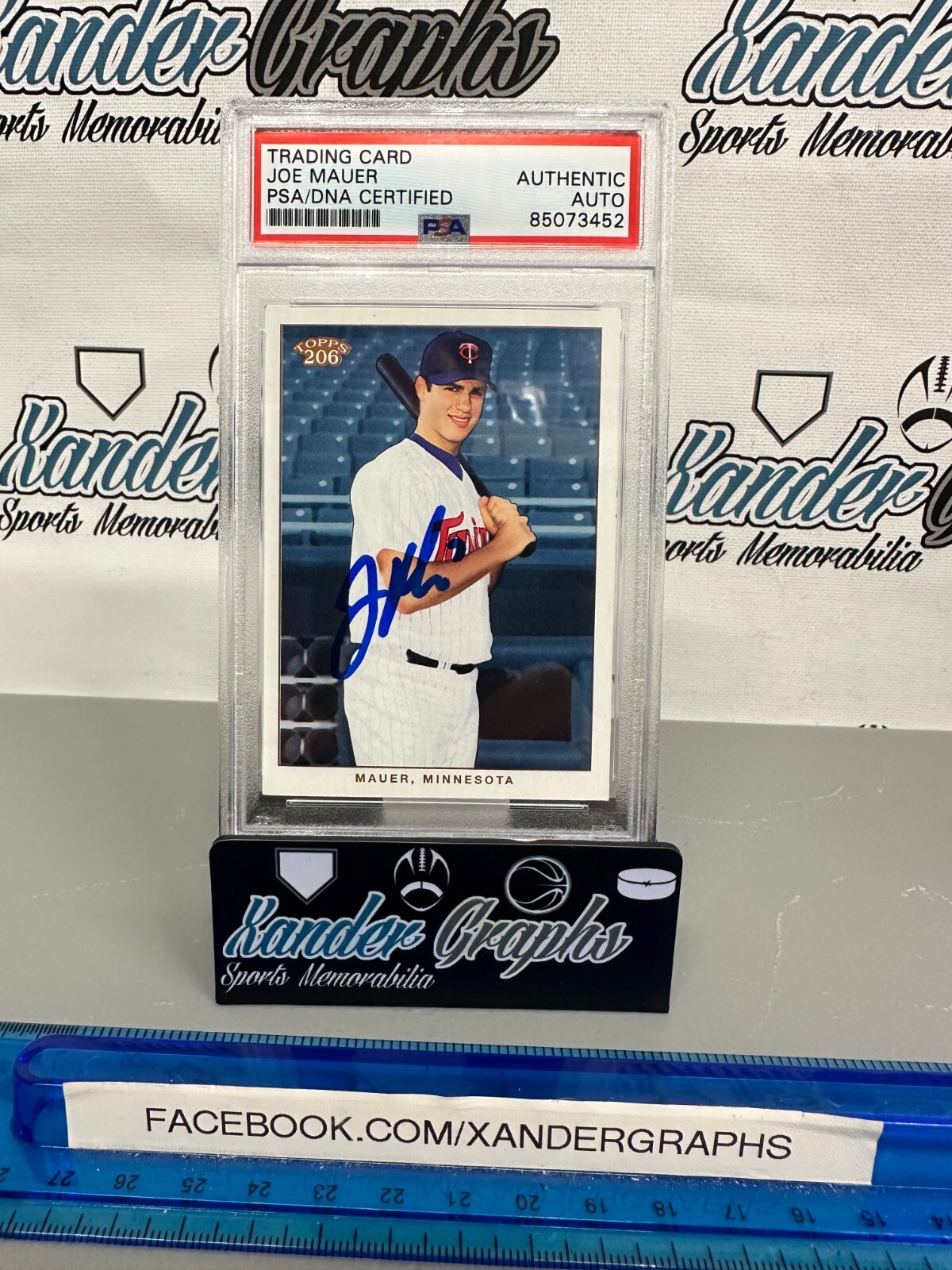 Joe Mauer Autographed Memorabilia | Signed Photo, Jersey, Collectibles ...