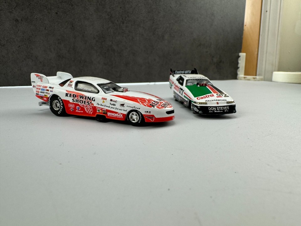 Action Pat Austin Red Wing Shoes & John Force Castrol NHRA Funny Car ...