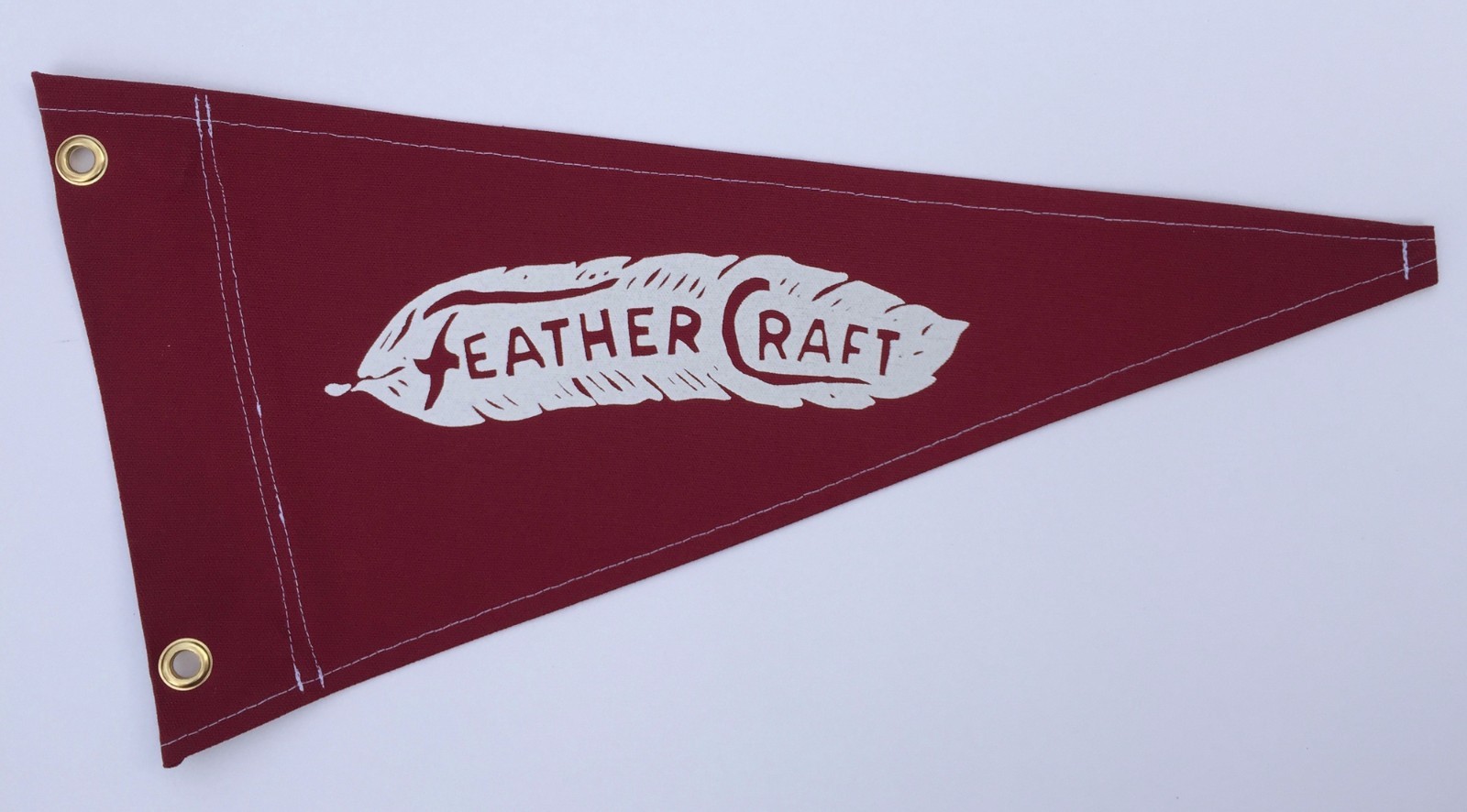 Feathercraft Vintage Style Boat Flag Pennant Nautical Feather Craft ...