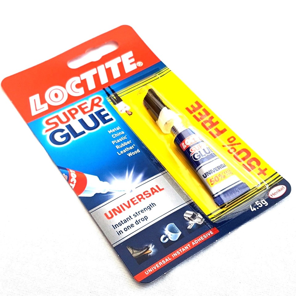 LOCTITE Super Glue Universal Instant Adhesive Strong Repair 3g +50% ...