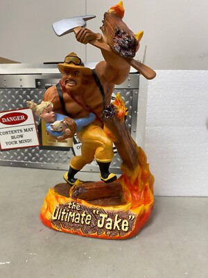 NEW RARE THE ULTIMATE JAKE FIREMAN X-Treme Figurine Bodybuilding ...