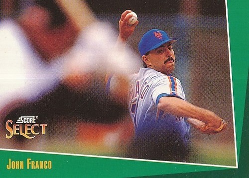#167 NEW YORK METS # JOHN FRANCO - RP # BASEBALL CARD SCORE SELECT MBL ...